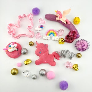 Unicorn Wonderland, Play Dough Kit, Unicorn Play Dough Kit, Playdough ...