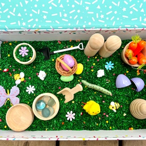 Easter and Spring Sensory Rice Kit, Sensory Box, Kids Gift, Busy Box - Etsy