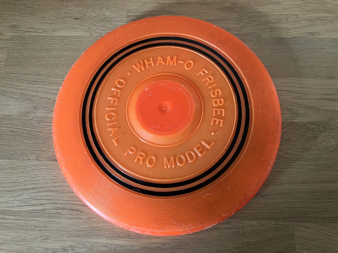 Vintage Wham-o Frisbee Official Pro Model. Orange. - Etsy