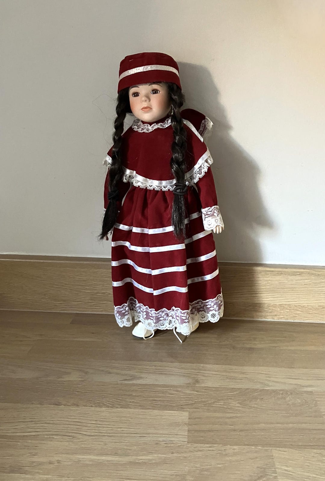 Vintage Classique Collection Hand Painted Porcelain Doll in Original ...