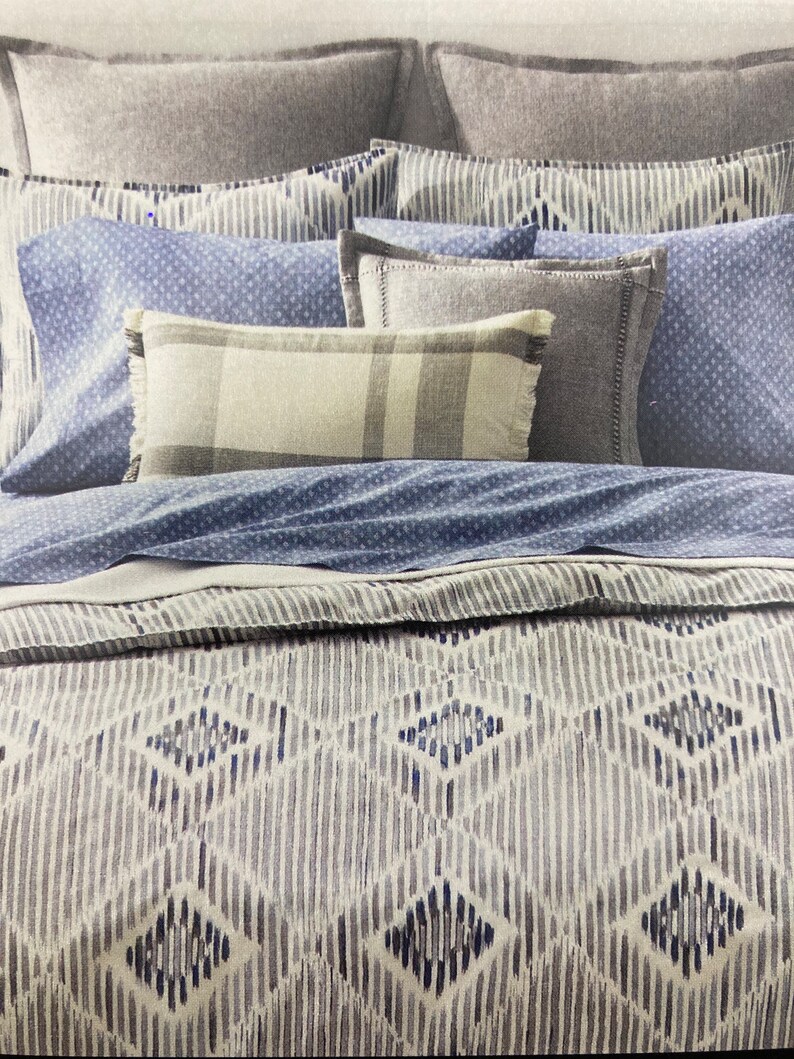 Ralph Lauren Austin Diamond 3 Pc 100% Cotton Duvet Cover Sham - Etsy