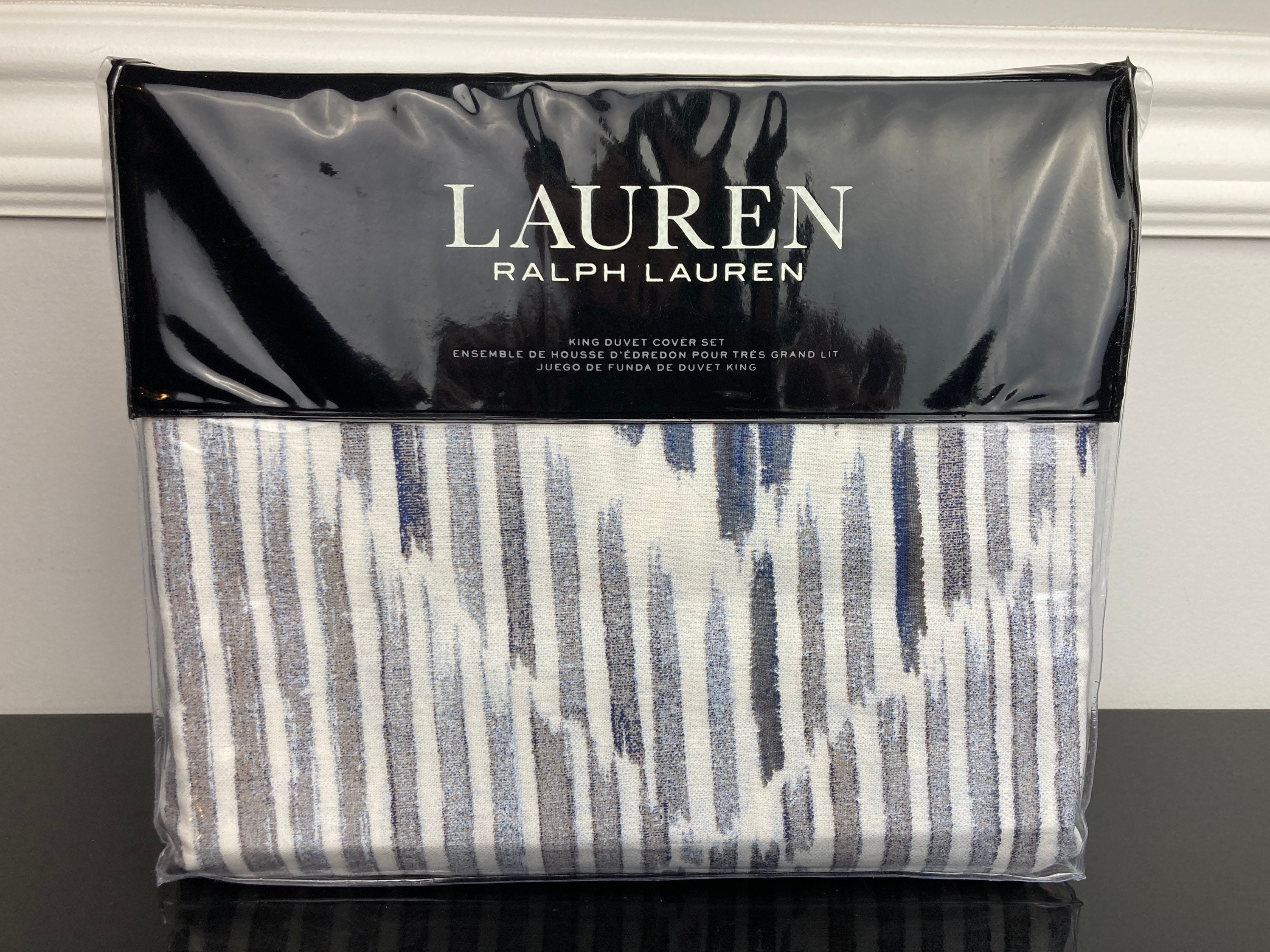 Ralph Lauren Austin Diamond 3 Pc 100% Cotton Duvet Cover Sham - Etsy