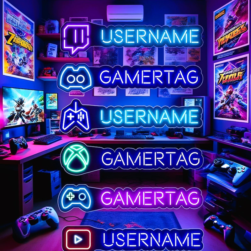 Cool Blue Room Lights - Etsy