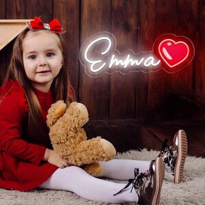 Neon Name Sign Custom Wall Decor, Led Name Sign Teenage Girl Gifts ...