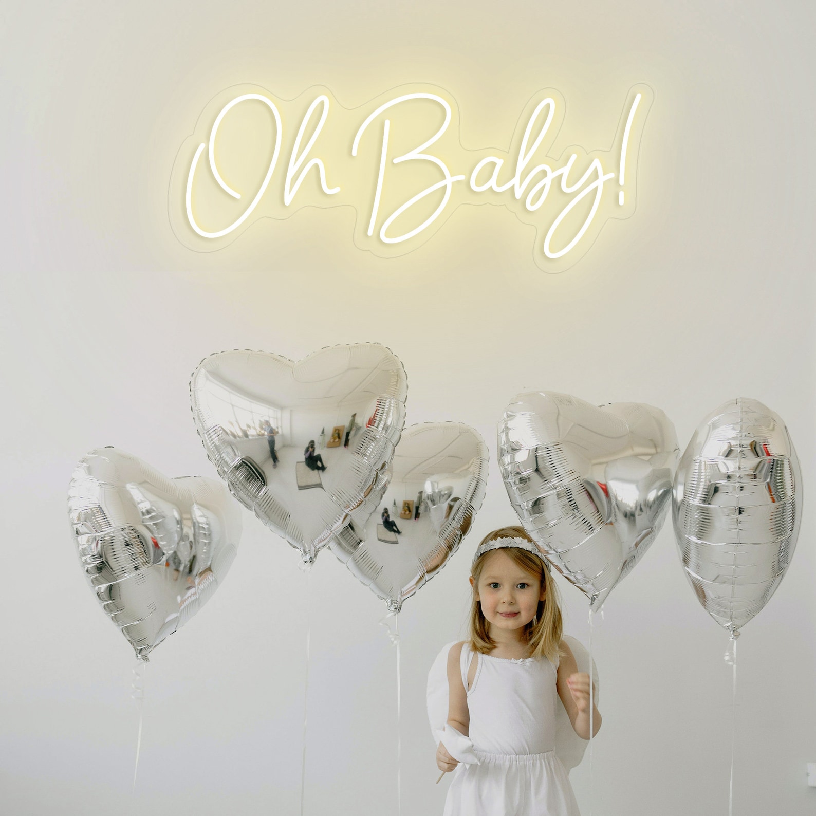 Oh Baby Neon Sign Custom Wall Decor Led Sign Personalized - Etsy