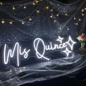Miss Quince Neon Sign Custom Wall Decor, Led Sign Sweet 16 Birthday ...