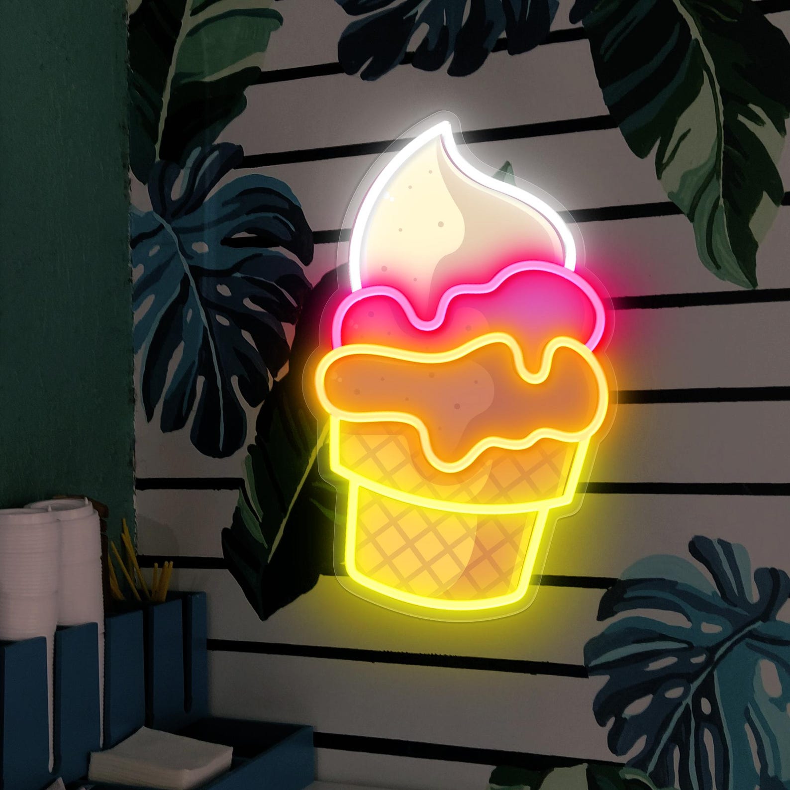 Custom Neon Drink Sign: Soda Shop Decor, Cafe Lighting - Etsy