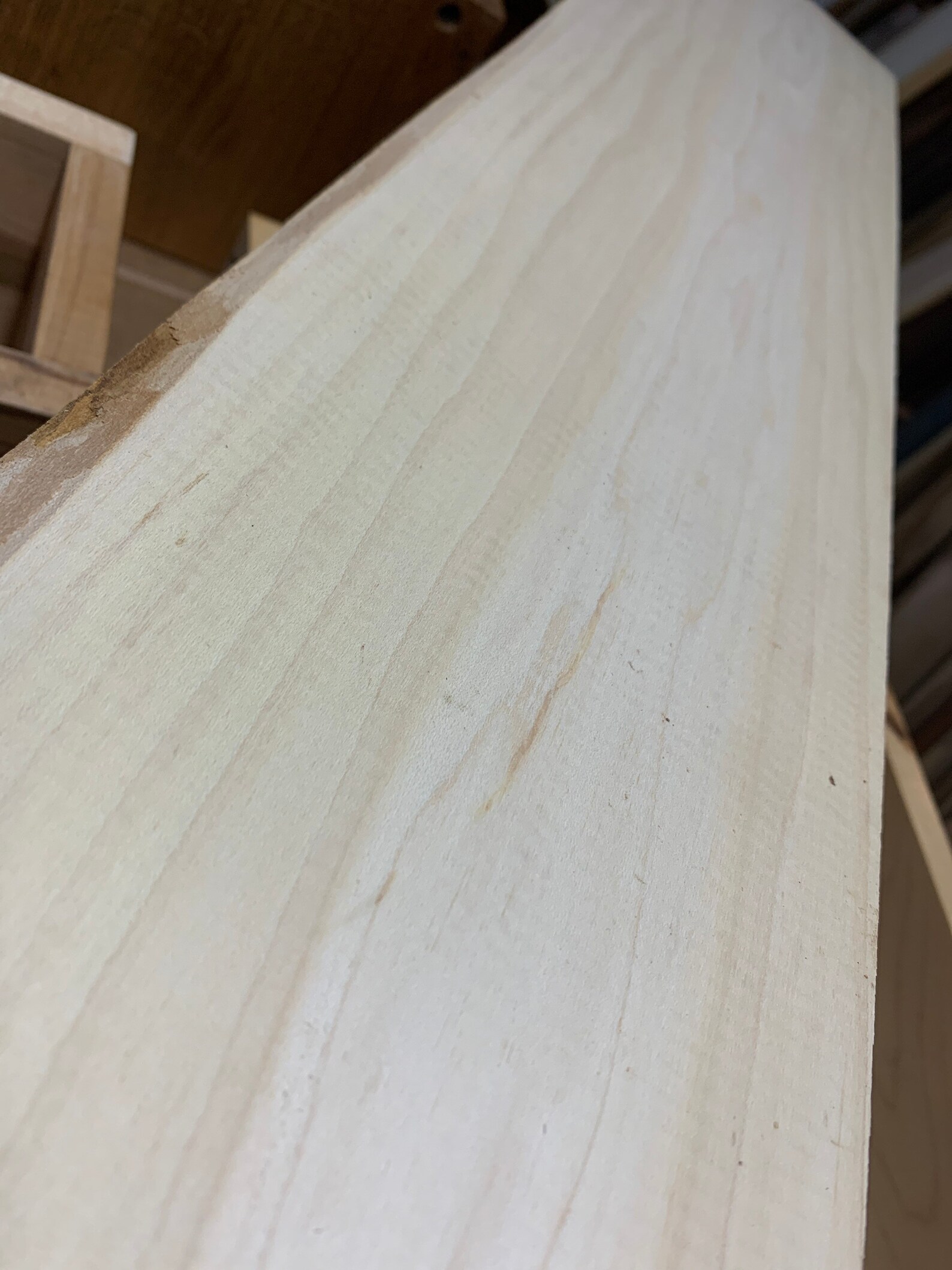 Clear White Hard Maple Cut Board 1x5-3/4x48 | Etsy