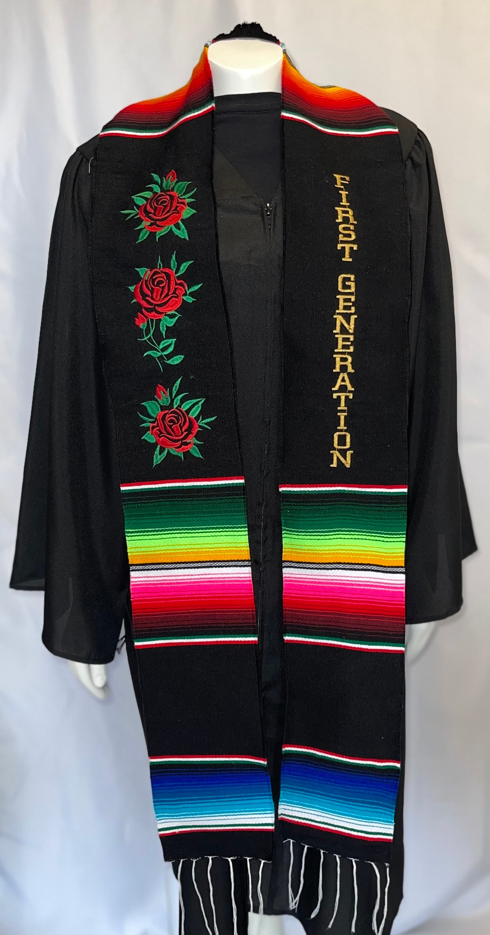 First Generation With Roses Graduation Sash/stole - Etsy