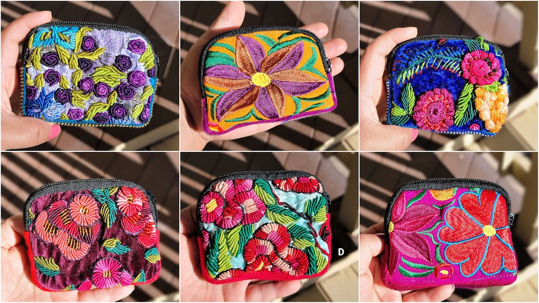 Small Mexican Monederito Wallet | Mini Mexican Coin Purse | Mexican ...