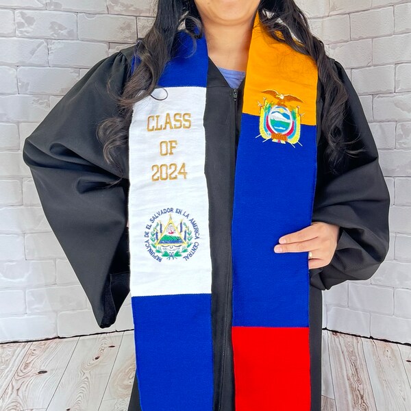 Ecuador Graduation Stole - Etsy