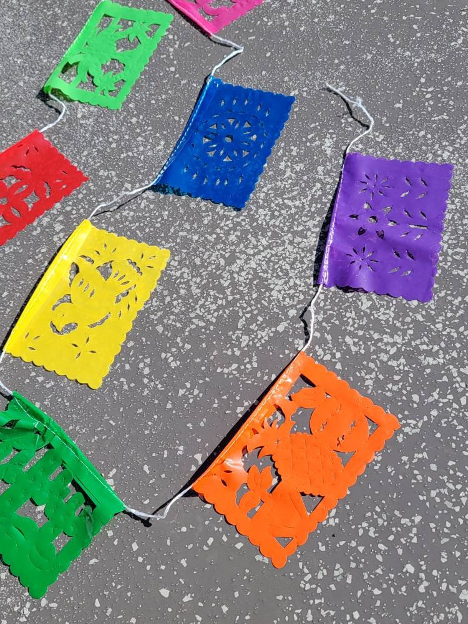 Small Papel Picado Banner Plastic Papel Picado All Occasion - Etsy