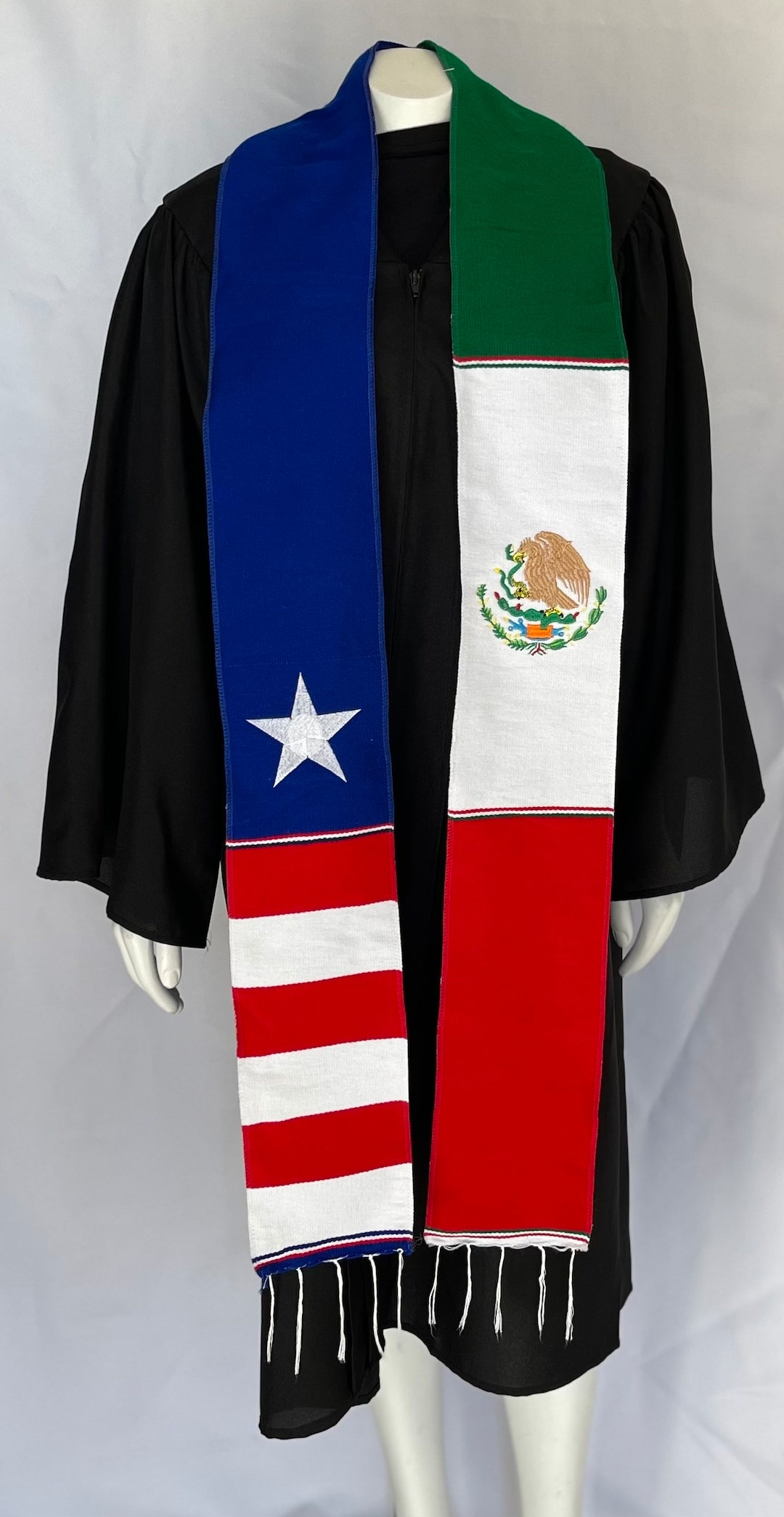 Mexico/puerto Rico Graduation Sarape Stole/sash - Etsy