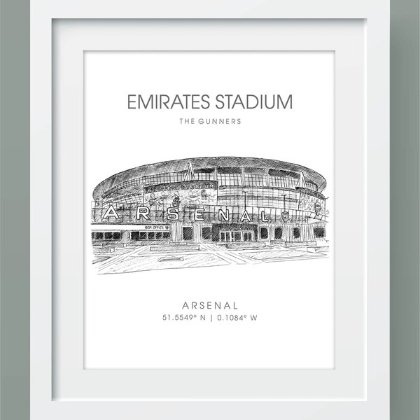 Emirates Stadium - Etsy