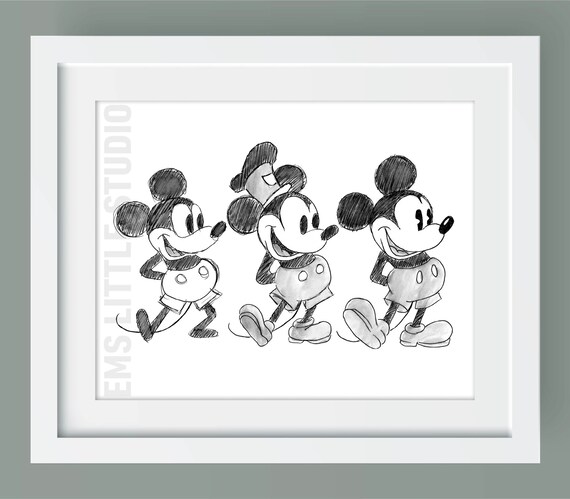 Mickey Mouse Glove Print Out