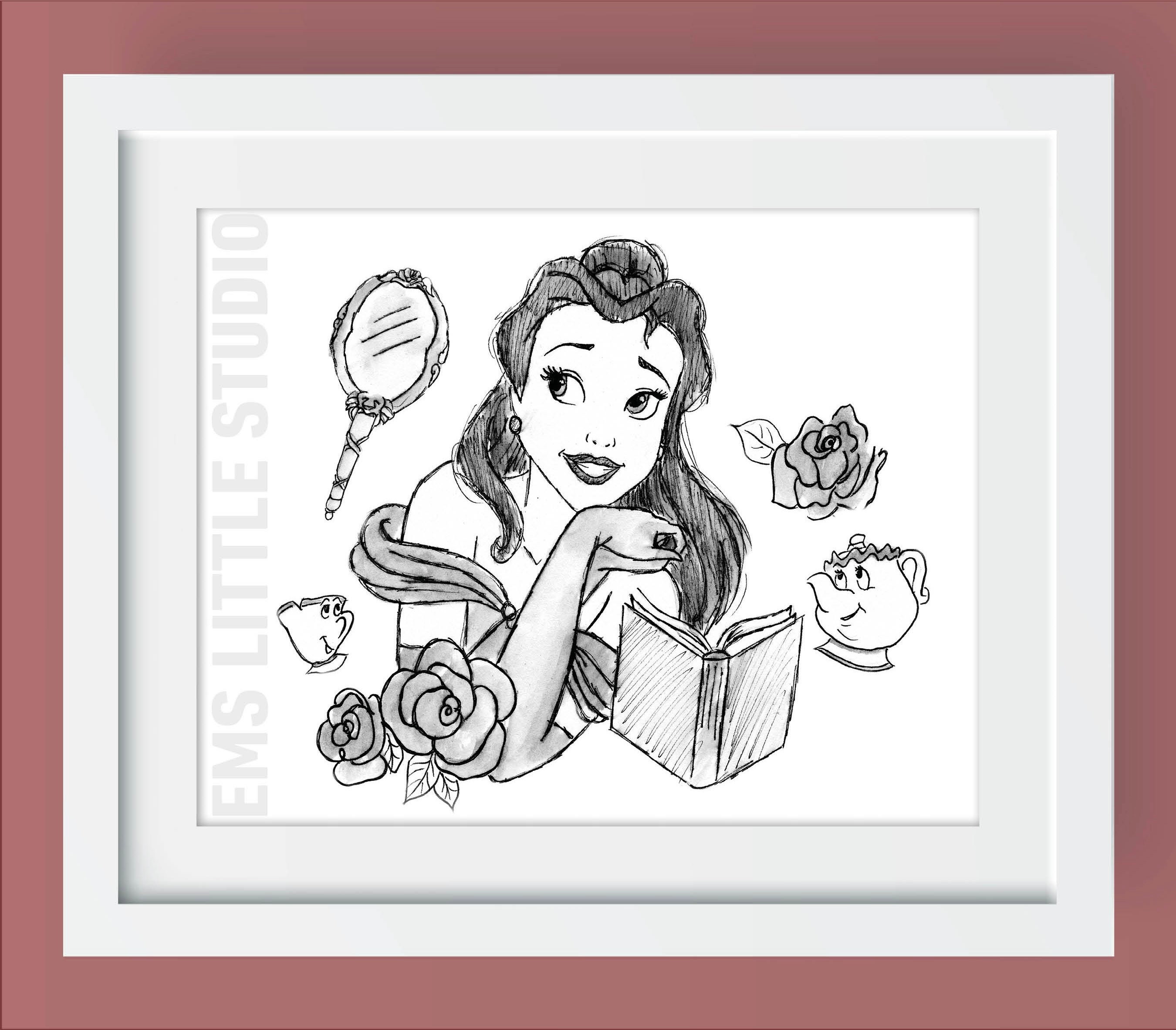 Belle Drawing