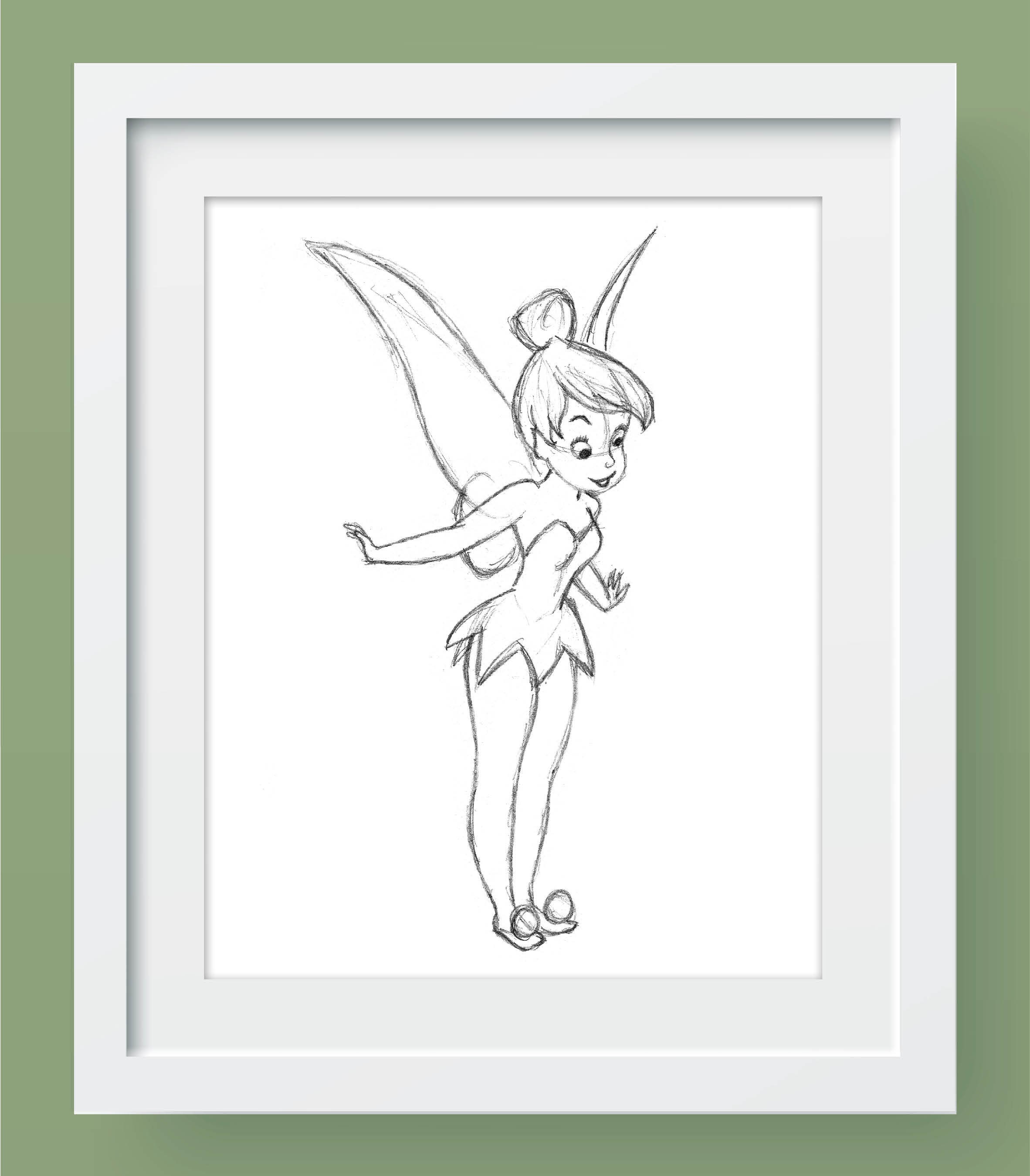 Tinkerbell Line Art
