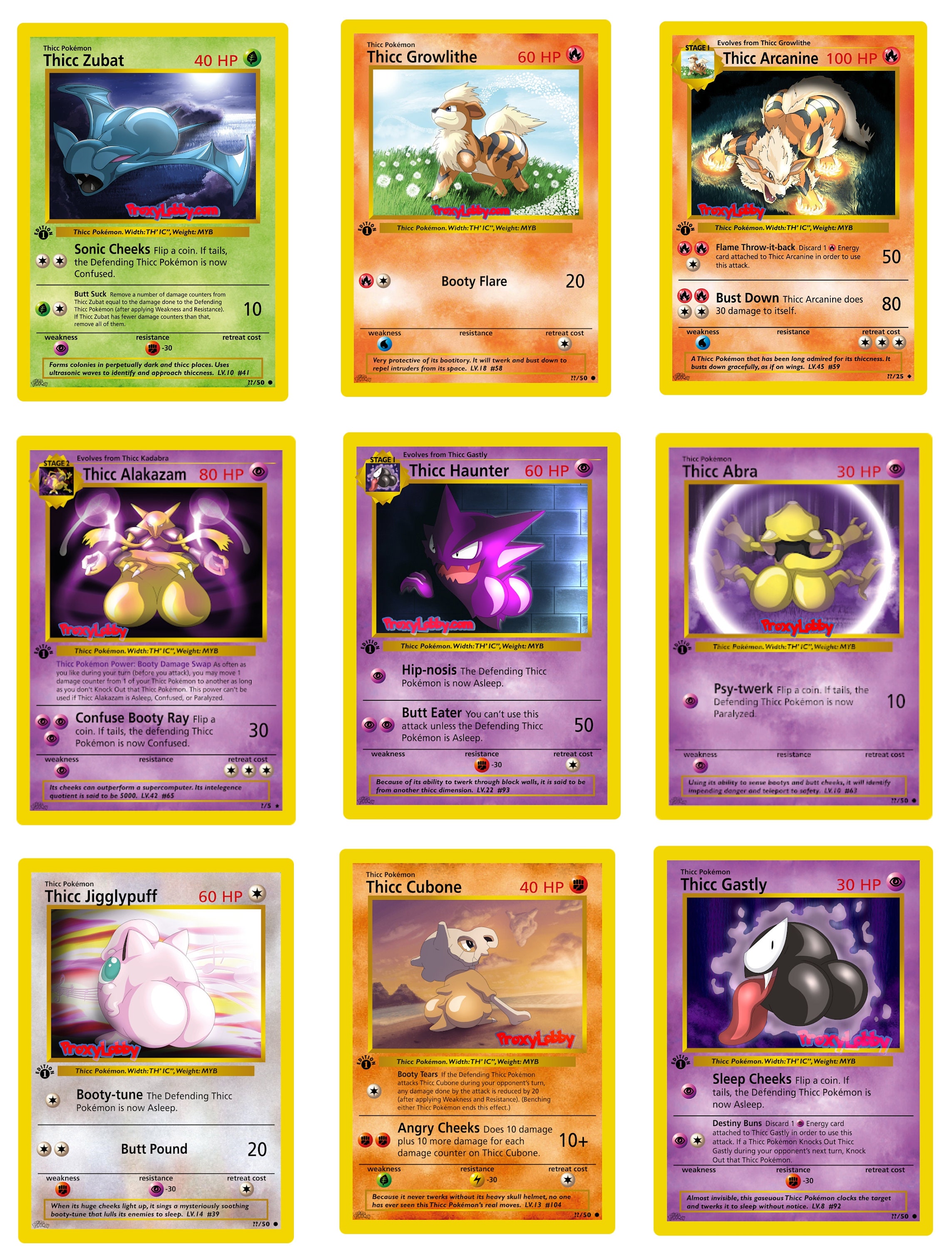 Thicc Charizard Pokemon Card