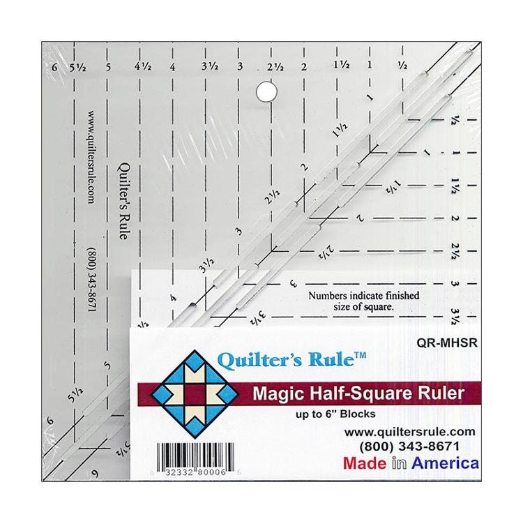 Magic Half-square Ruler Quilters Rule Designed to Help With the Half ...