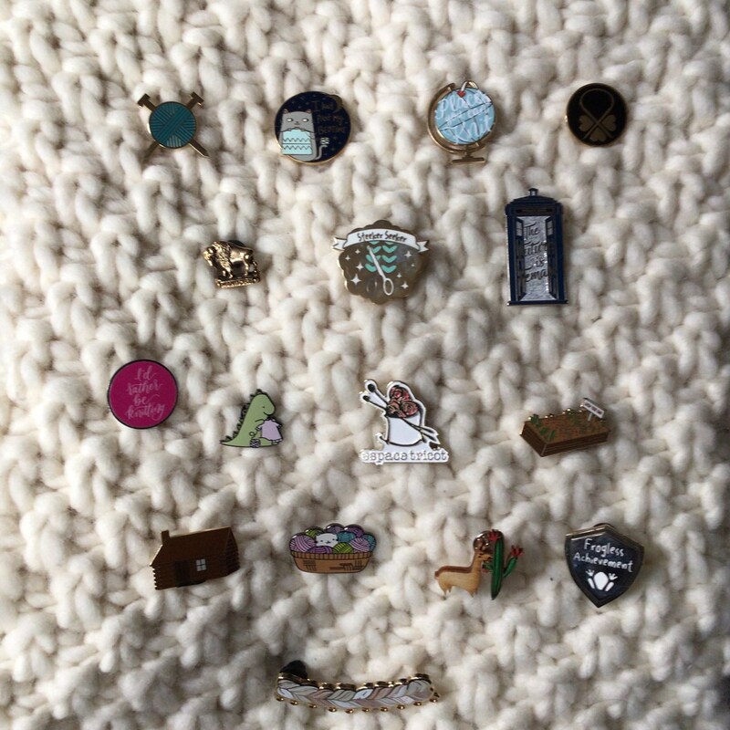Yarn Enamel Pin - Etsy