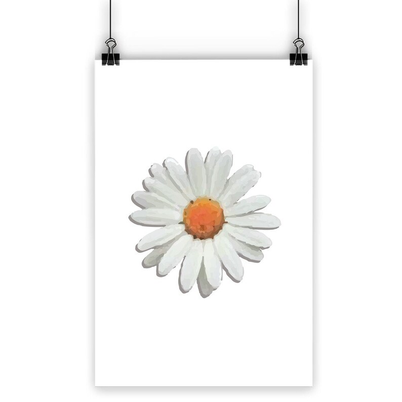 Big Bold Daisy Flower Wall Art, Girl Names Daisy or Marguerite | Wild ...