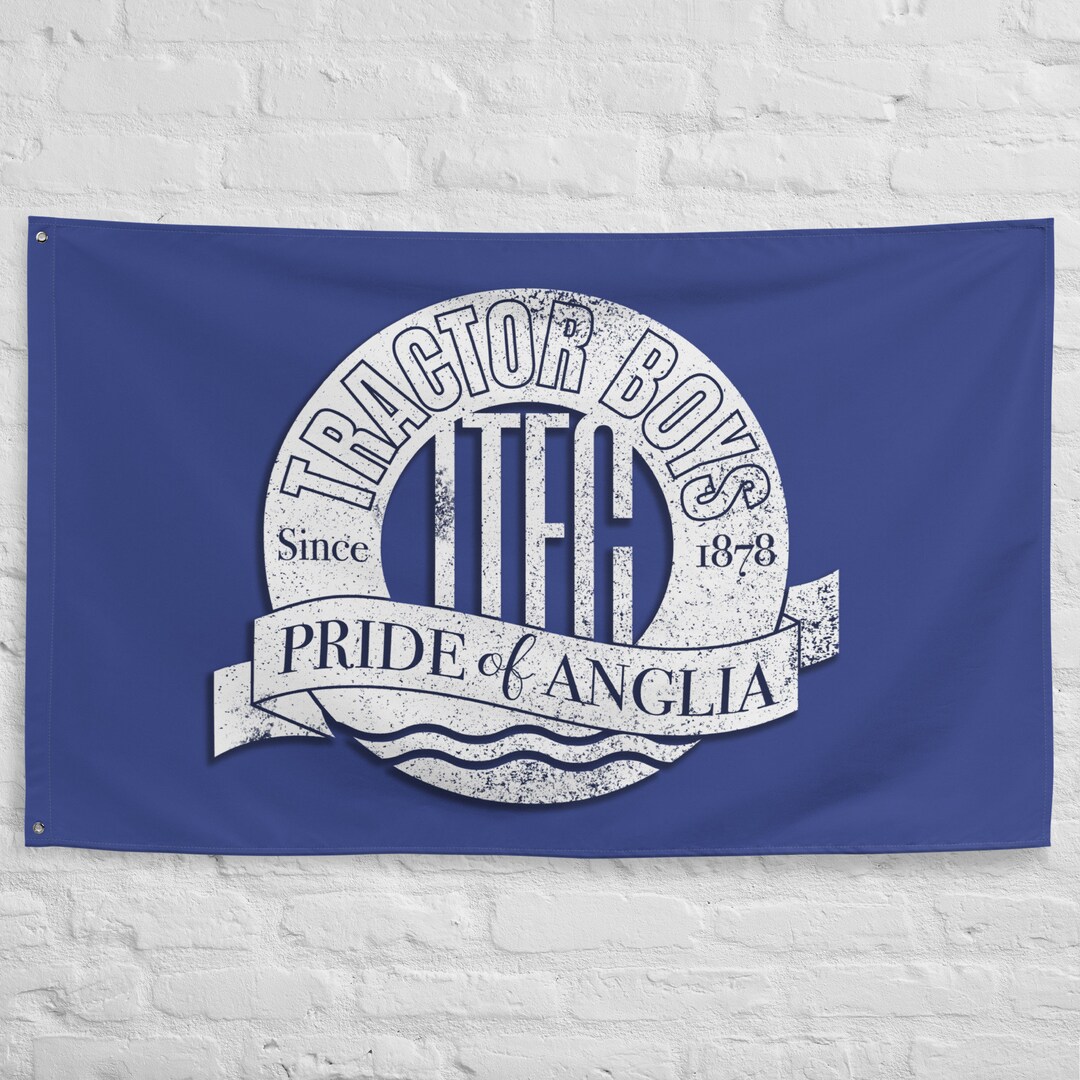 ITFC Pride of Anglia Flag - 56x34" | Ipswich Town Fan Distressed Design ...