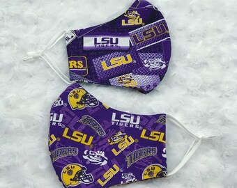 Lsu Face Mask | Etsy
