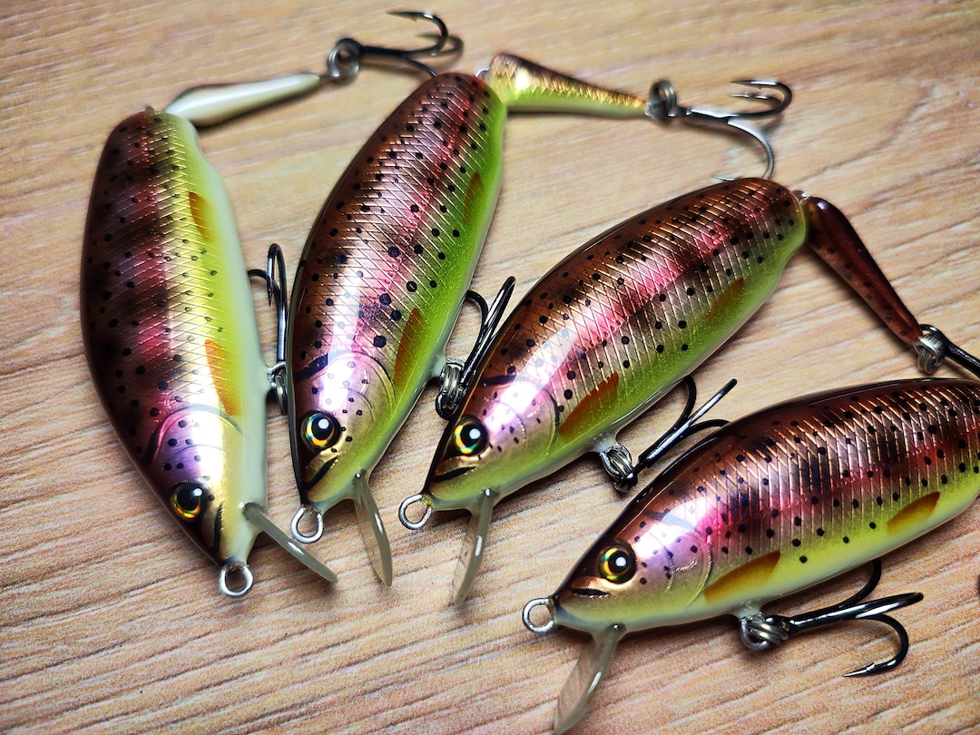 Veles Handcrafted Lures 80mm-6.5gr Floating,two Piece Lure. Trout ...