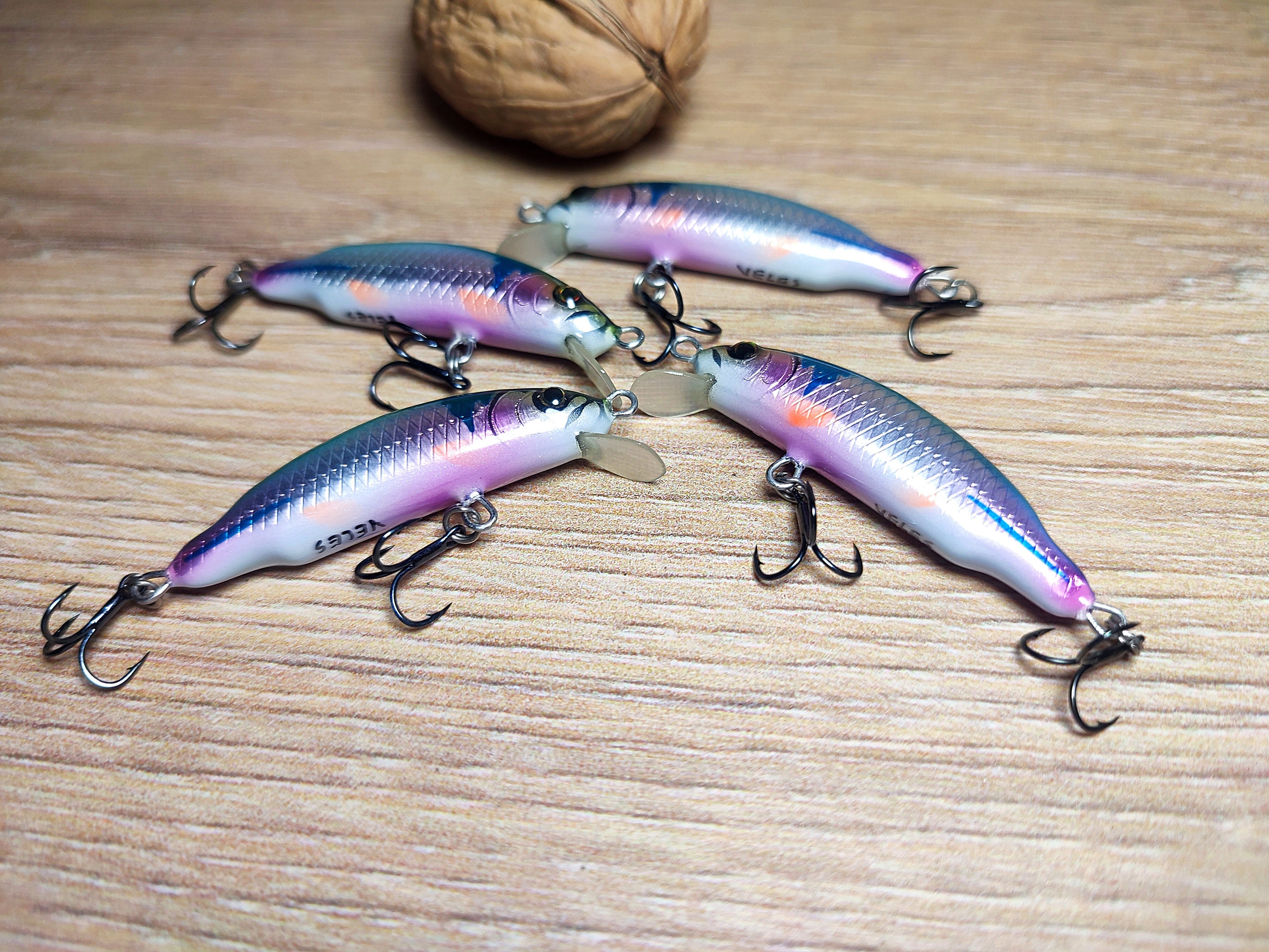 Veles Handcrafted Lures 40mm-2,8gr Sinking.trout Fishing Lure ...
