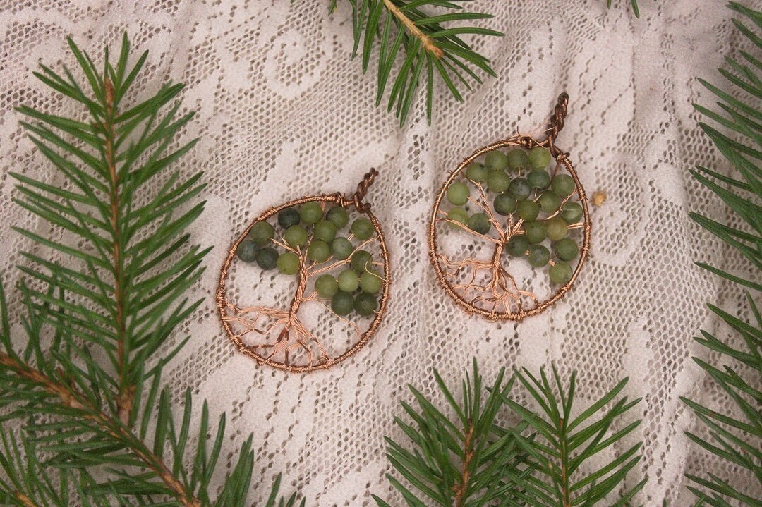 Tree of Life Pendant, Jade Necklace, Jade Jewelry, Tree of Life ...