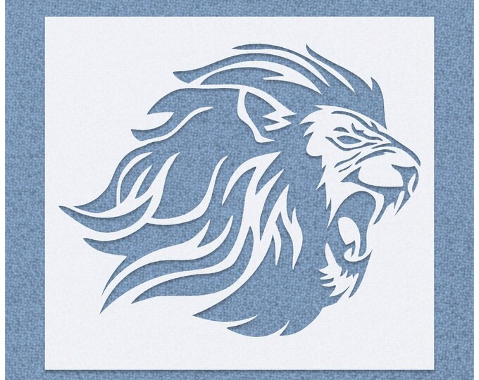 Lion Stencil - Paint Lion Stencils, Large Lion Stencils, Lion Stencil ...