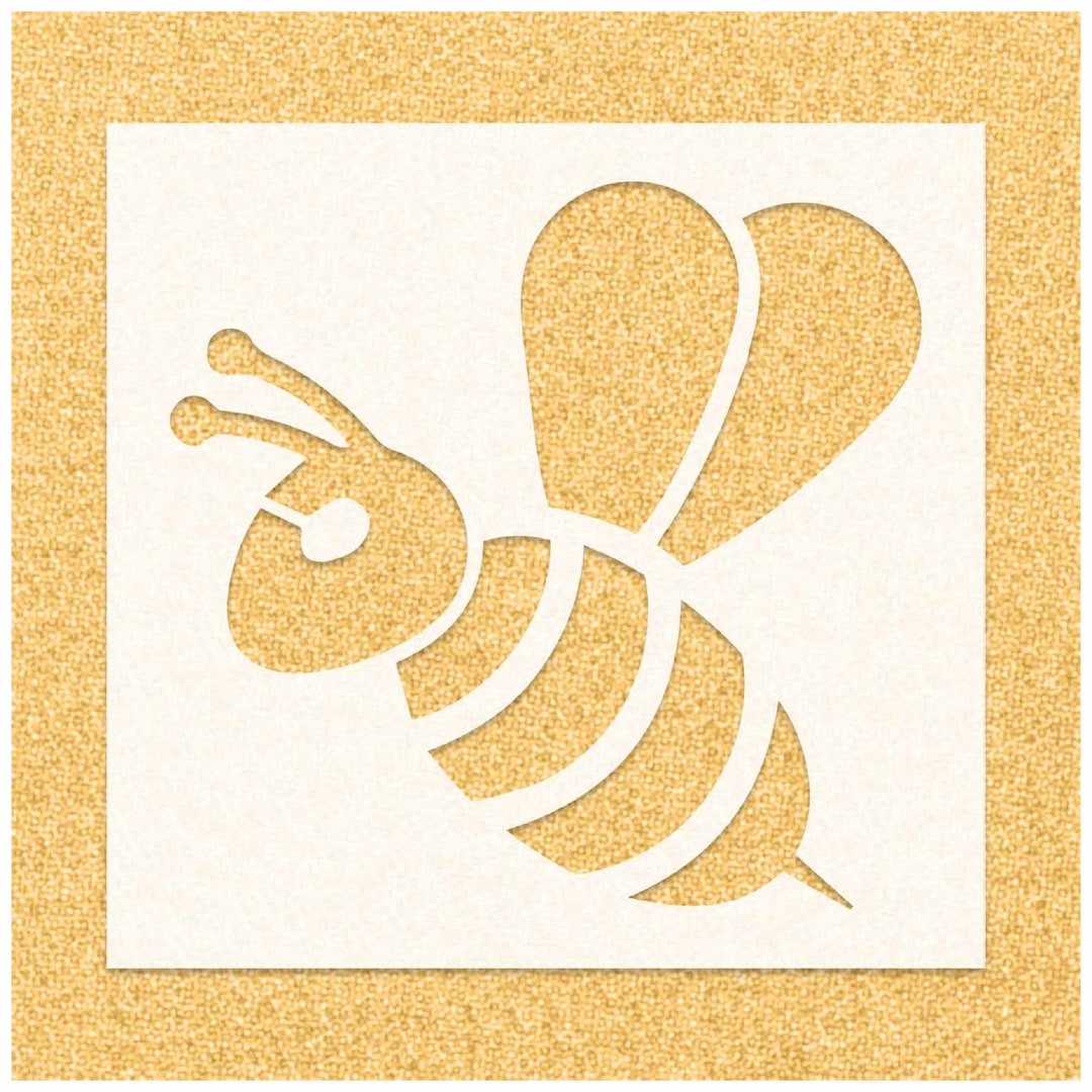 Honey Bee Stencil Coffee | Bumblebee Stencils for Cake Decor | Baking ...