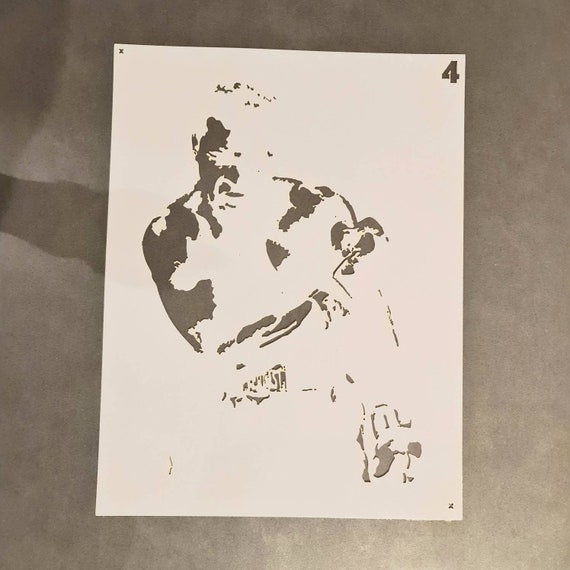 Muhammad Ali Stencil