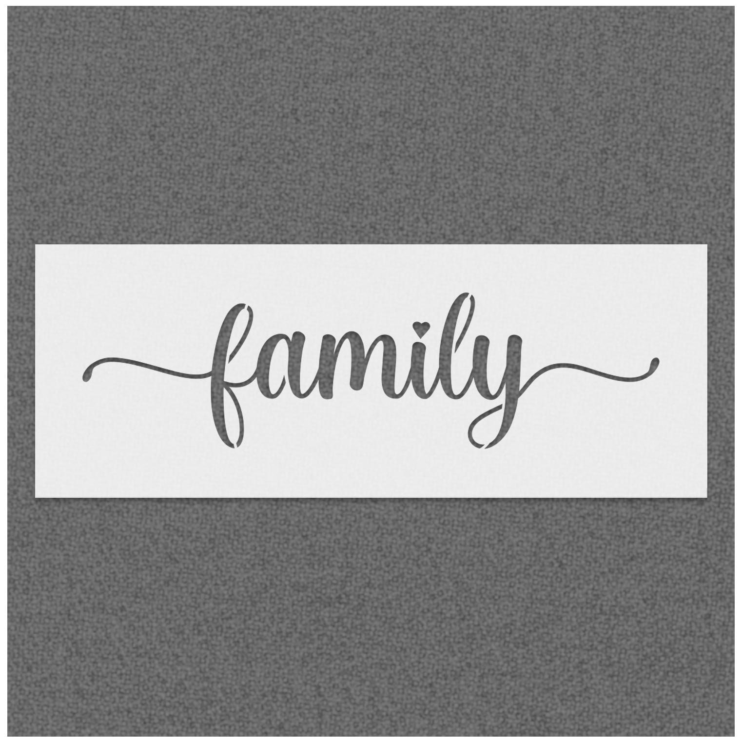 Family Script Pochoir 250Micron Thick Réutilisable | Etsy