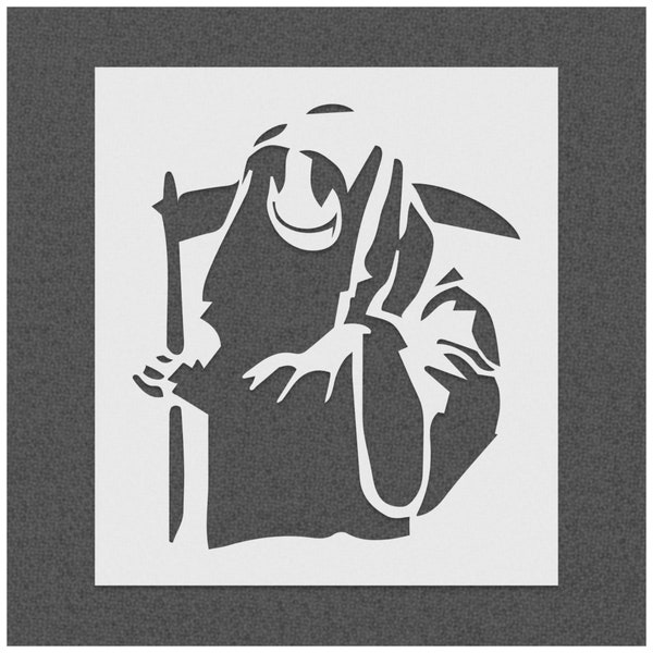 Grim Reaper Airbrush Stencil - Etsy