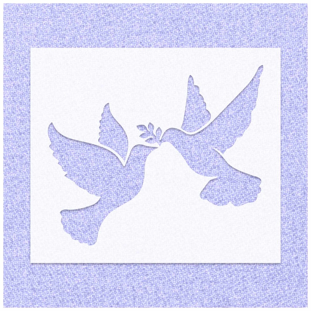 Dove Stencil | Pigeon Stencil | Wedding Cake Stencil | Birds Stencil ...