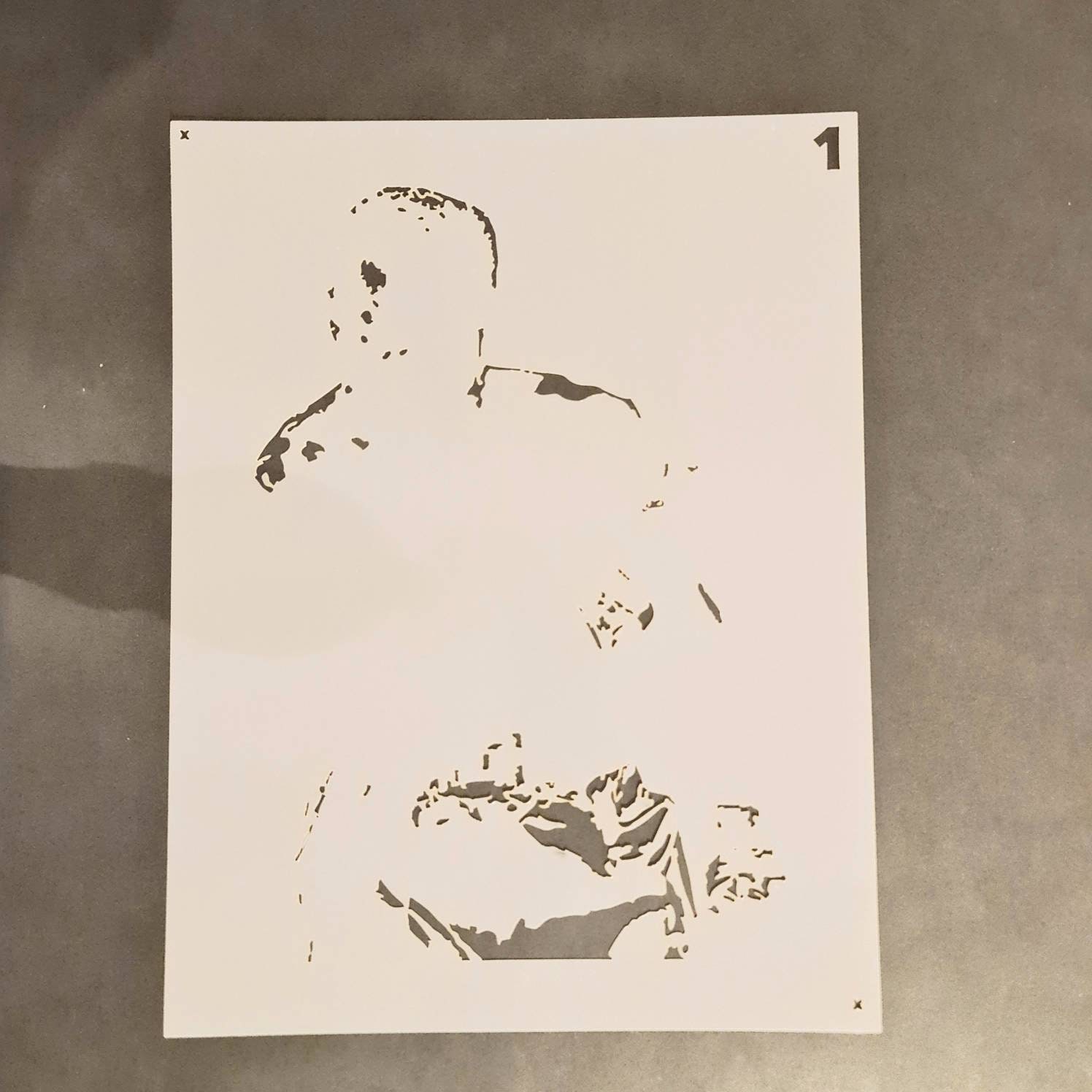 Muhammad Ali Stencil