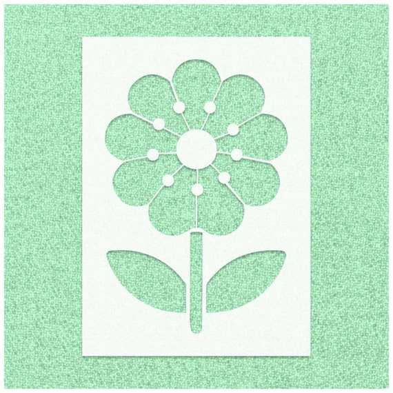 Simple Flower Stencils