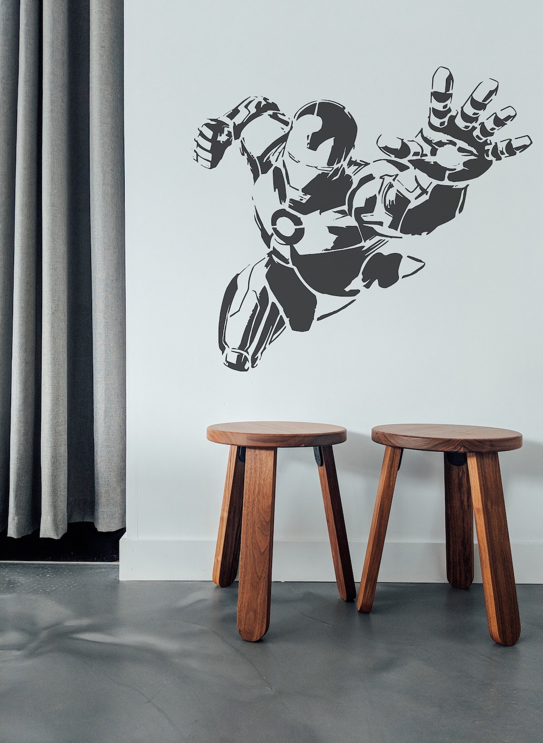 Flying Iron Man Stencil, Marvel, Avengers Comic T-shirt Stencils ...