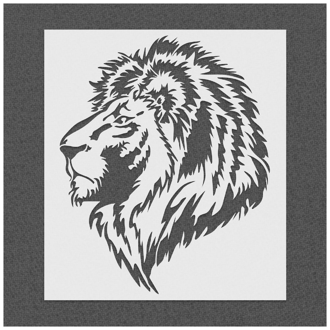 Lion Stencil Pattern Lion King Stencil Vinyl Large Stencils for ...