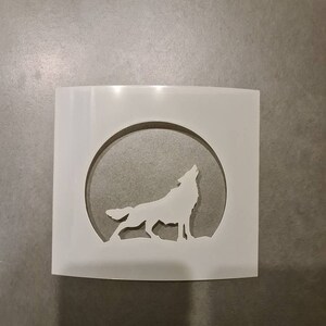 Howling Wolf Stencil 14mil Thick Mylar Stencils Reusable, Durable and ...