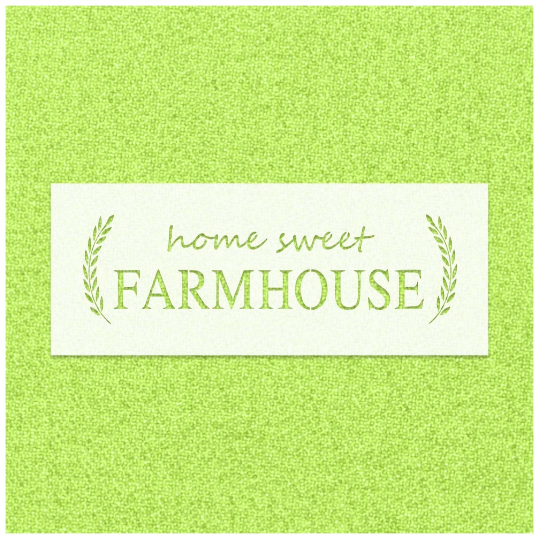 Farmhouse Stencil | Vintage Farmhouse Stencils | Cottage Stencils for ...