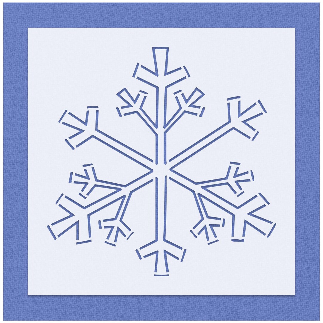 Snowflakes Stencil, Snow Flake Stencils, Snowflake Pattern Template ...