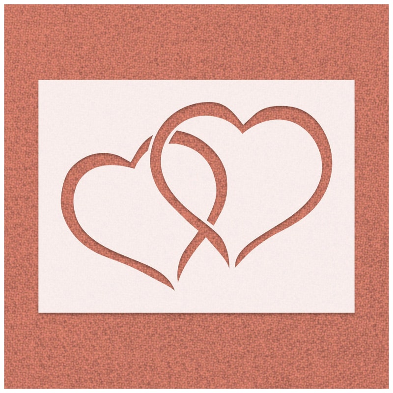 Heart Stencil - Etsy