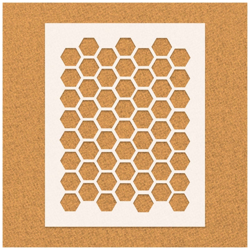 Hexagon Stencil - Etsy