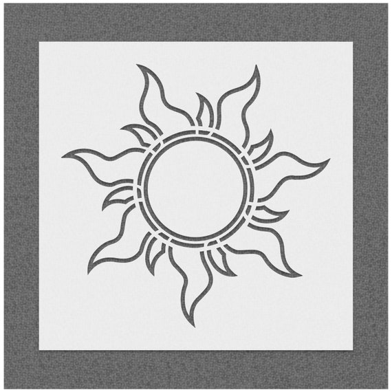 Sun Clipart Outline Png Tangled Sun Template Transparent, 44% OFF