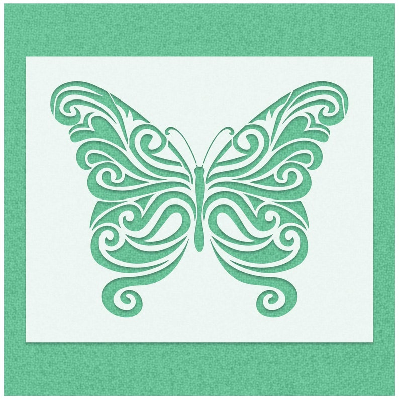 Butterfly Stencil 14mil Mylar Stencil Reusable Durable | Etsy