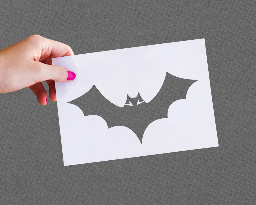 Bats Stencil, Vampire Stencils, Halloween Decor, Bat Wings Silhouette ...