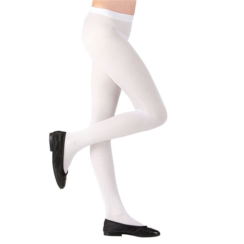 Kids White Tights