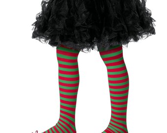 Candy Cane Tights - Etsy